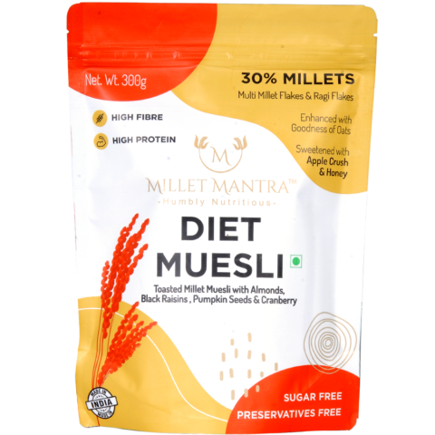 Diet Museli:Toasted Millet Museli by Millet Mantra - Smart Food