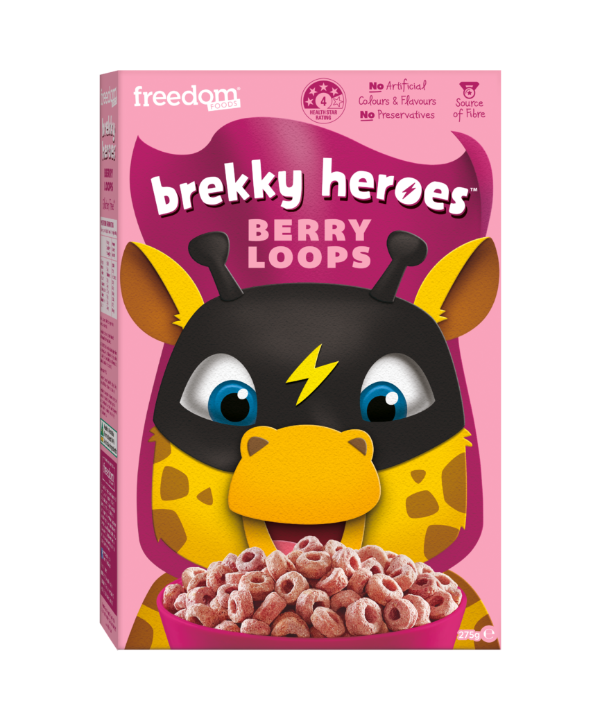 Brekky Heroes Berry Loops by Freedom Foods Pty Ltd - Smart Food