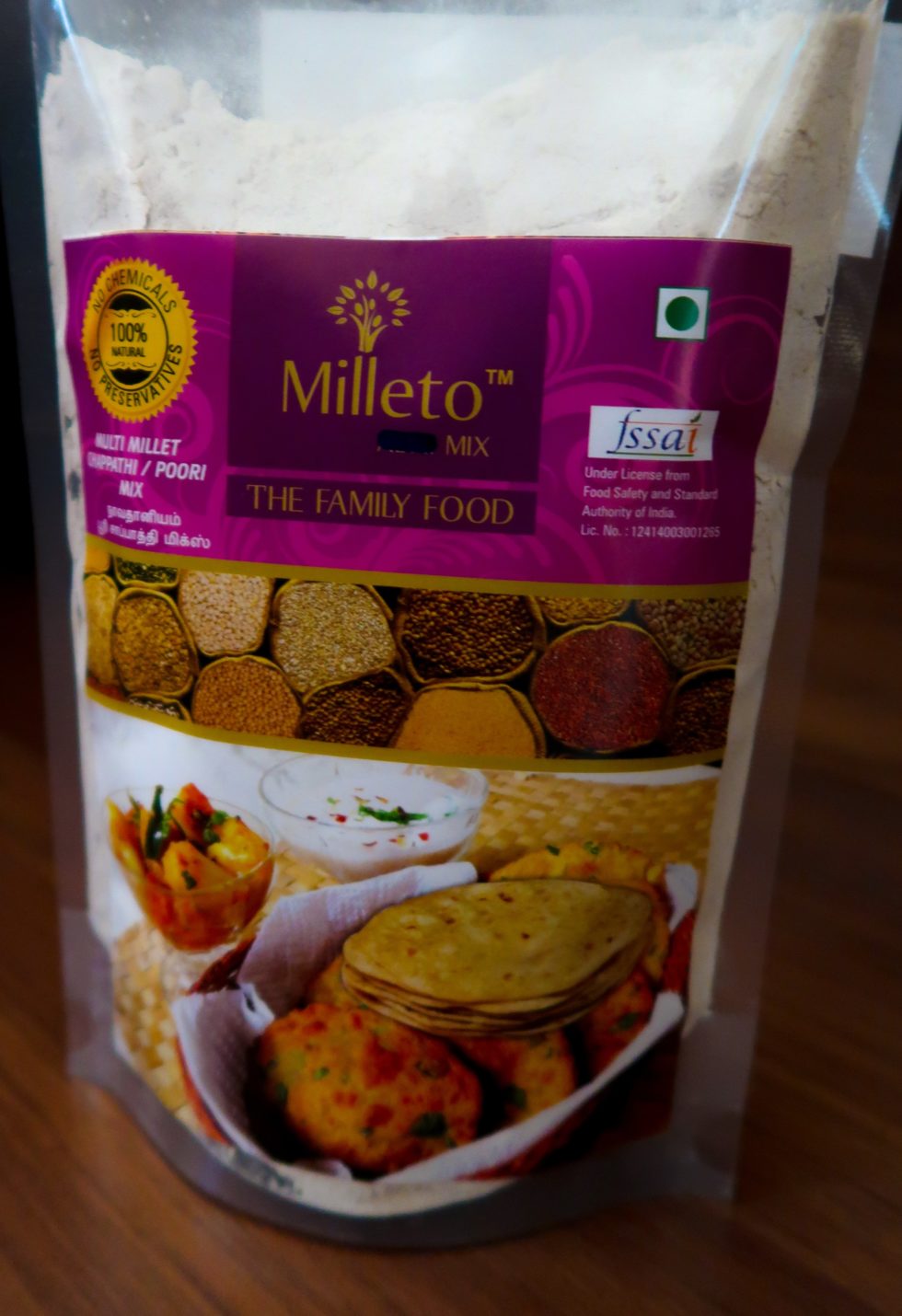 Multi Millet Chapati Mix by Milleto, Adhisurya Foods - Smart Food