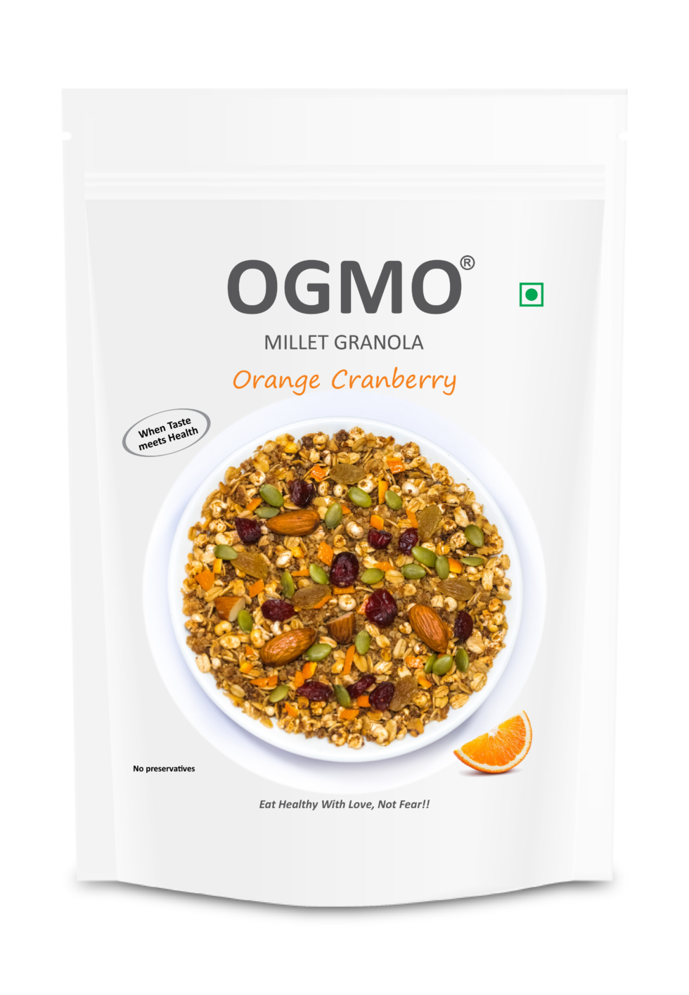 Millet Granola Orange Cranberry by OGMO - Smart Food